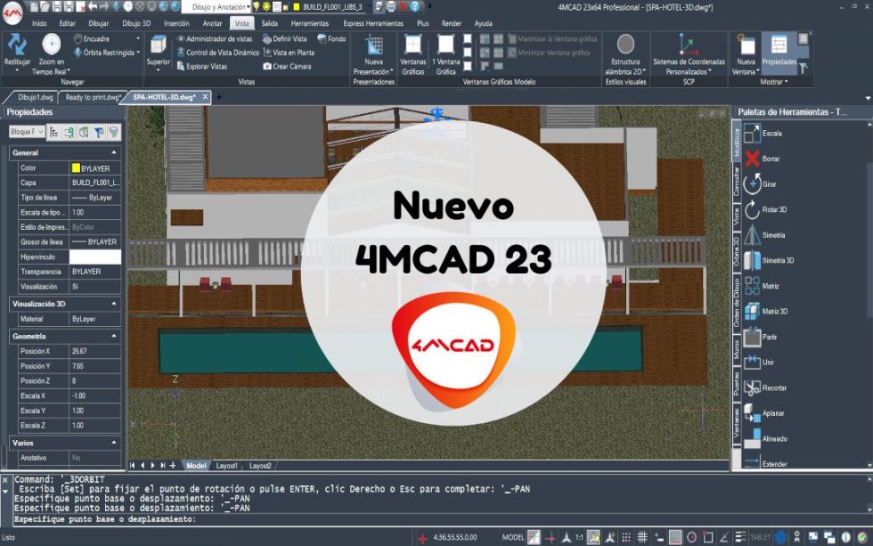 Nuevo 4MCAD 23 con rendimiento inigualable - Espacio AIC